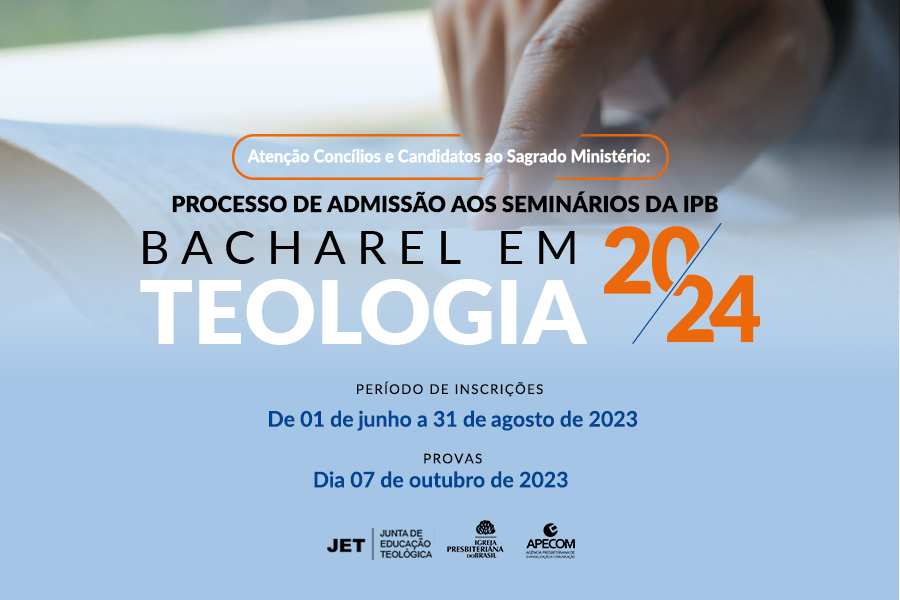 IPB | Processo de Admissão aos Seminários da IPB 2024